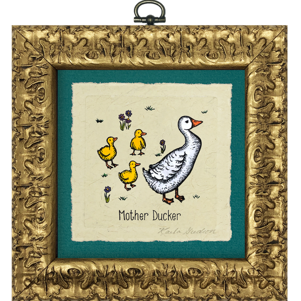 Mother Ducker - 3 Ducks - Karla Gudeon Art & Design