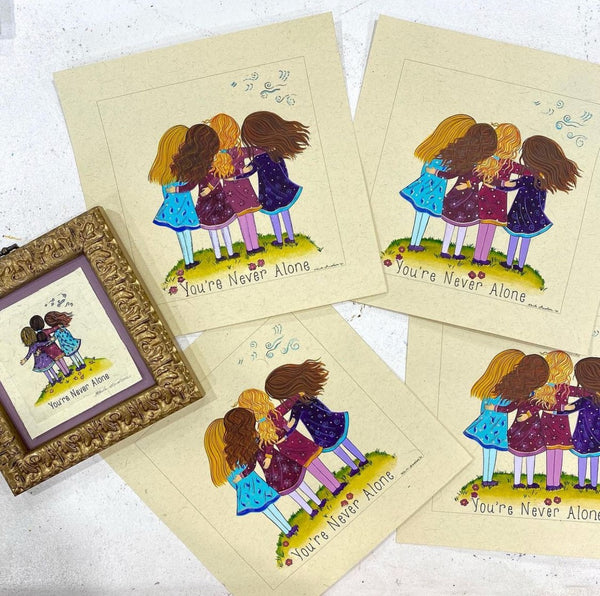 You're Never Alone Commission - Karla Gudeon Art & Design